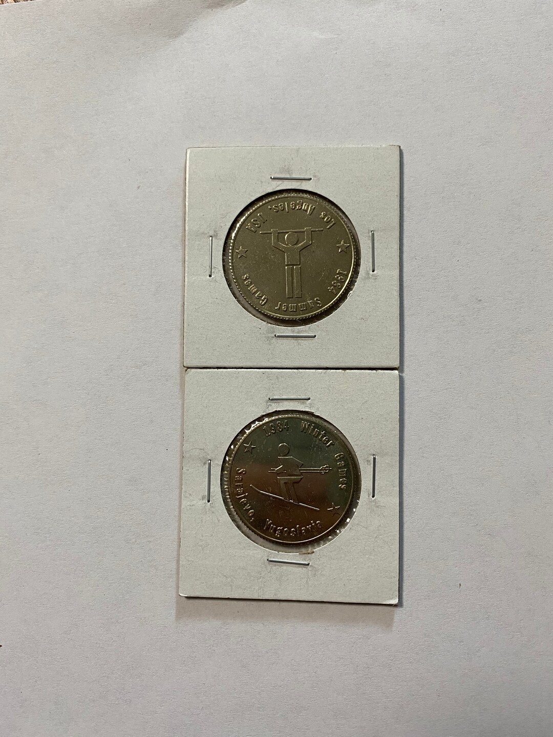 Token Coin 1984 Summer Olympic Games Los Angeles Usa and 1984 ...