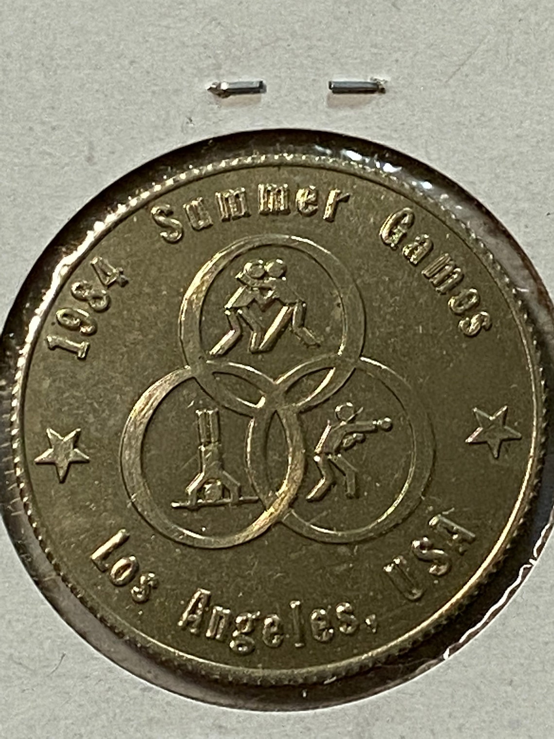 Token Coin 1984 Summer Olympic Games Los Angeles Usa and 1984 ...