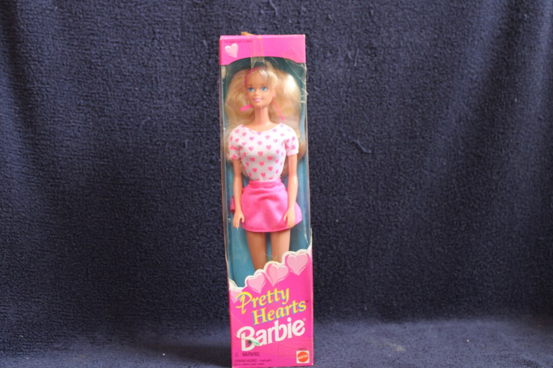 1995 Pretty Hearts Barbie GB19-68 - Etsy