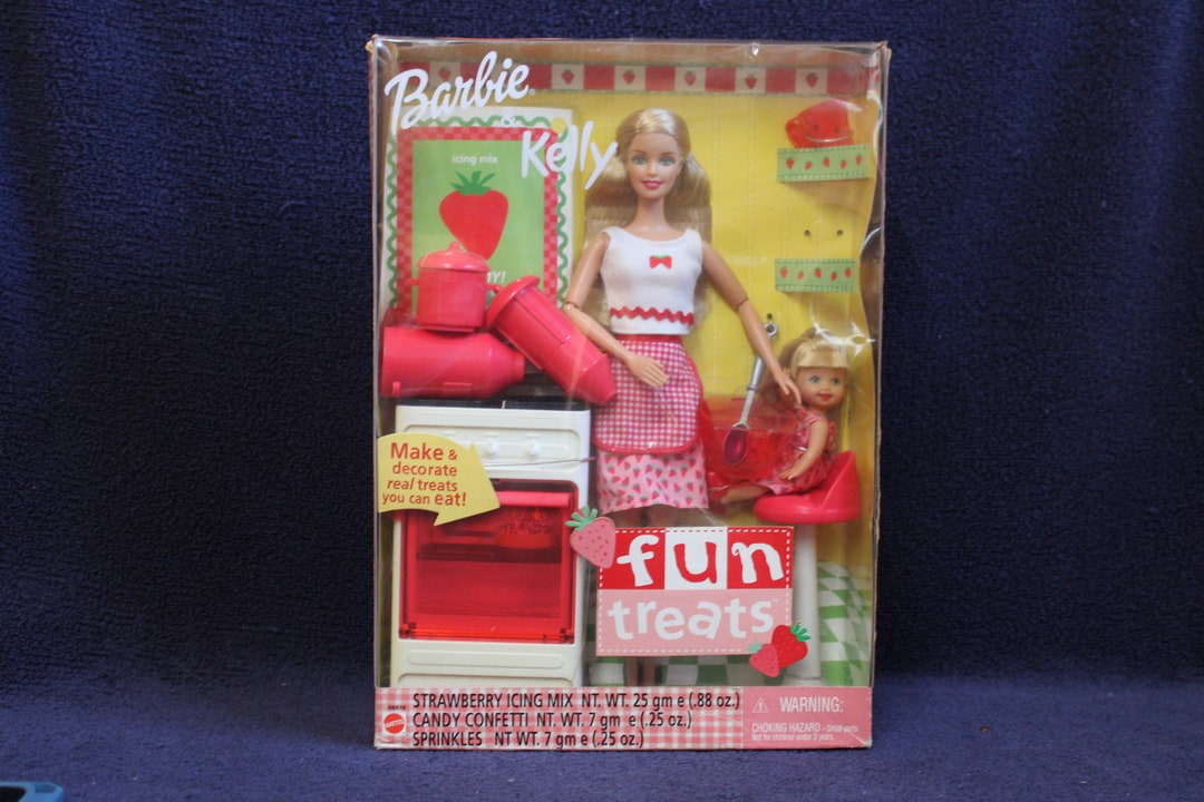 Barbie & Kelly Fun Treats Barbie Doll Mattel 2001 GB7-120 - Etsy