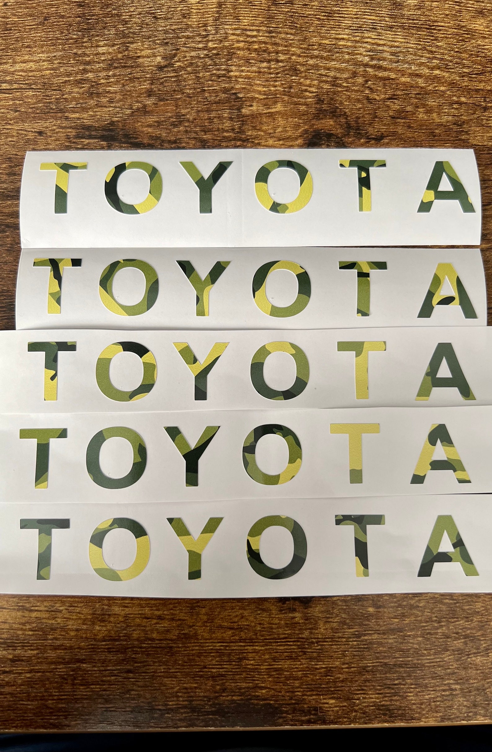 Toyota Tailgate Handle Vinyl Letters - Etsy