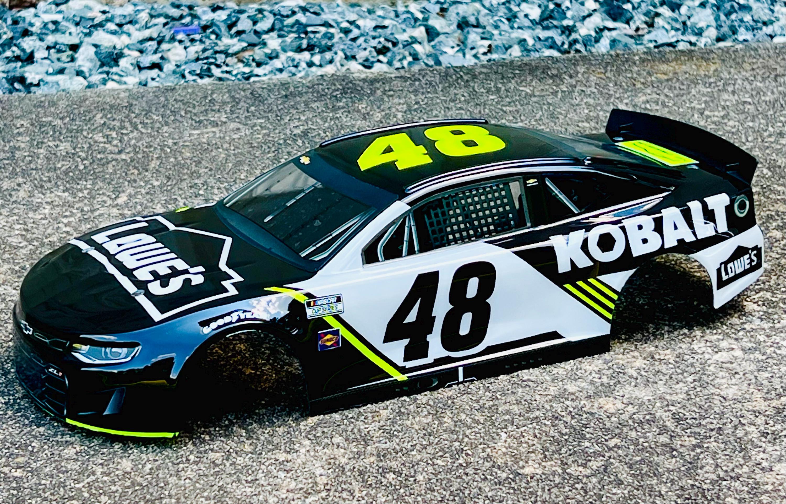 Losi Custom Airbrushed 1/12 NASCAR Bodies (customize Your Own Scheme ...