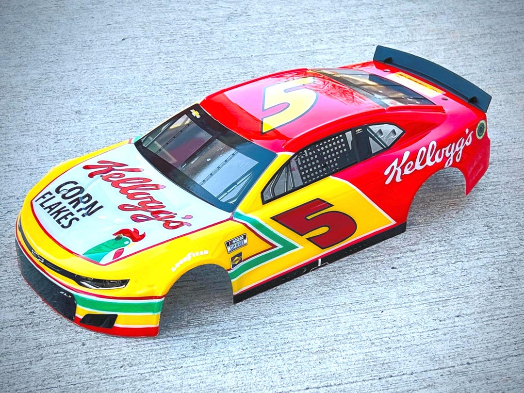 Custom Airbrushed 1/12 Losi NASCAR Body (customize Your Scheme) Body ...