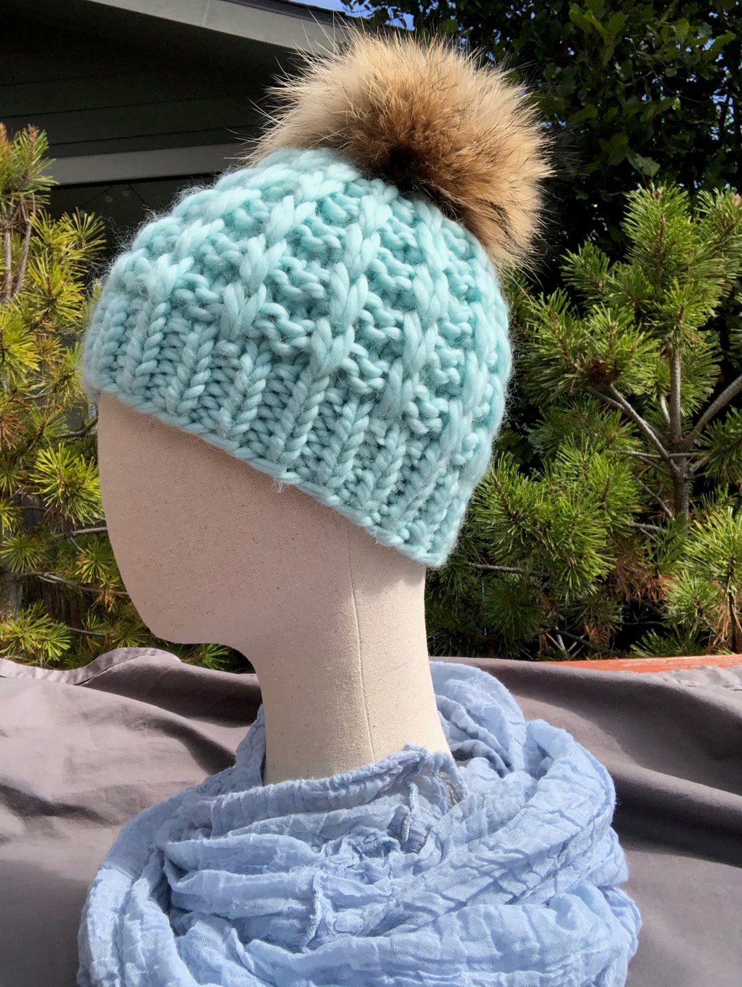 Mia Hat (sky Blue) - Etsy