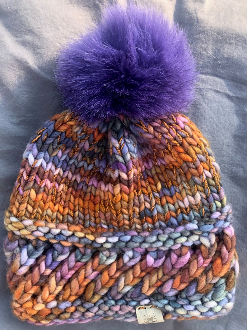 Max Hat (copper/purple Variegated) - Etsy