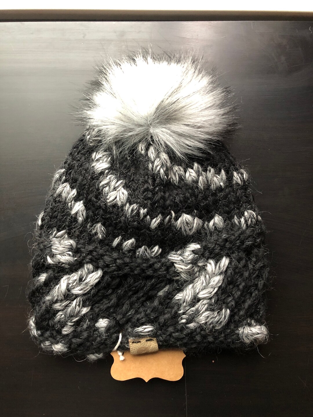 Max Hat (black Variegated With Black Shimmer) - Etsy