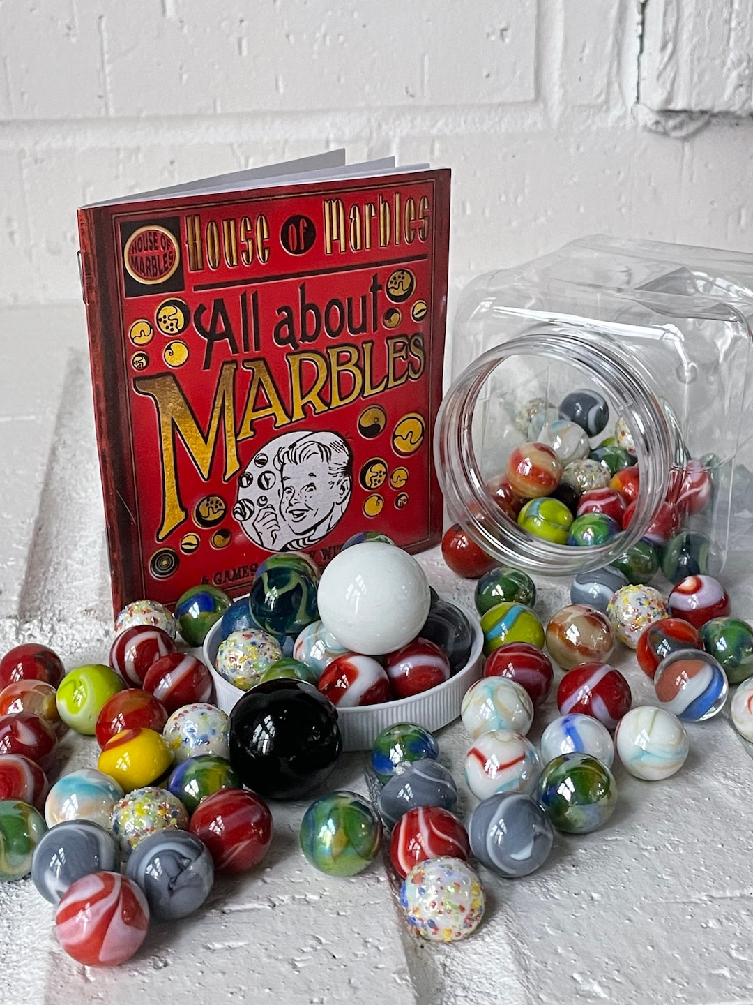 Mixed Marble Jar - Etsy