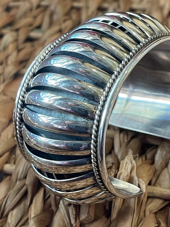 Sterling Silver Apache Cuff - Gem