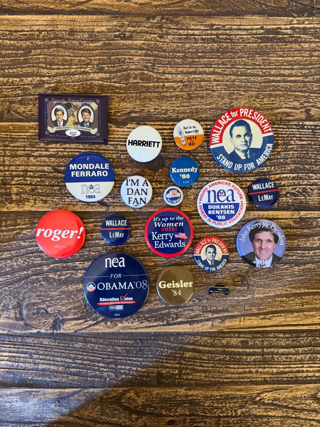 Assorted Political Campaign Pins - Etsy
