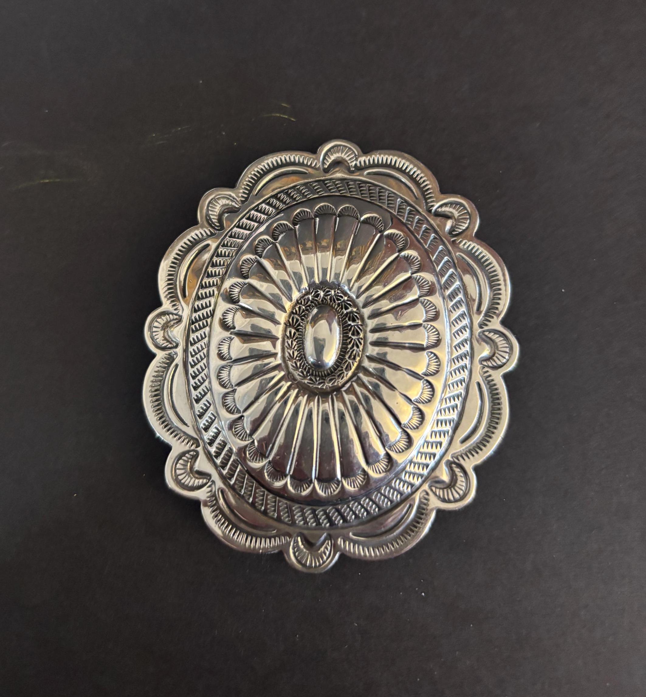 J Blackgoat ~ NAVAJO Sterling Silver / Belt Buckle - 2 1/2" X 3" - Etsy