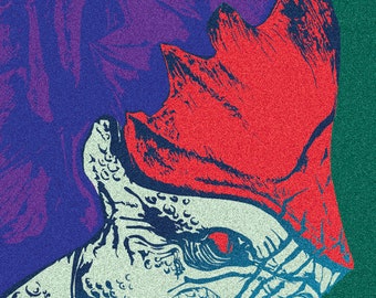 EDI portrait from Mass Effect pop art inspired poster | Etsy