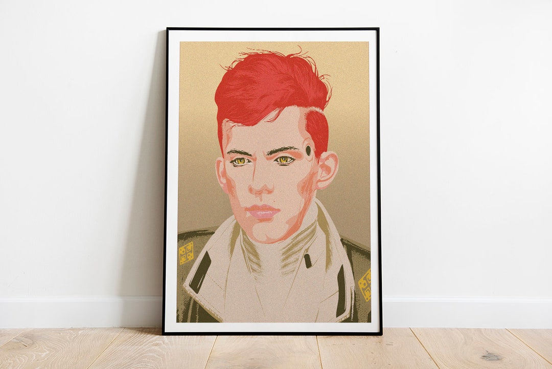 Aymeric Cassel From Cyberpunk Portrait Pop Art Inspired Poster - Etsy