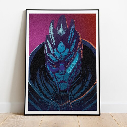 Tali'zorah Portrait From Mass Effect Pop Art Inspired - Etsy
