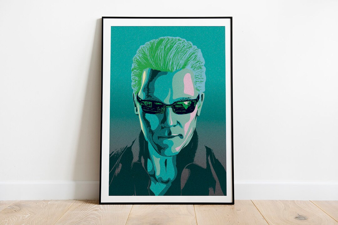 Albert Wesker Portrait From Resident Evil Pop Art Inspired Poster - Etsy
