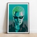 Albert Wesker Portrait From Resident Evil Pop Art Inspired Poster - Etsy
