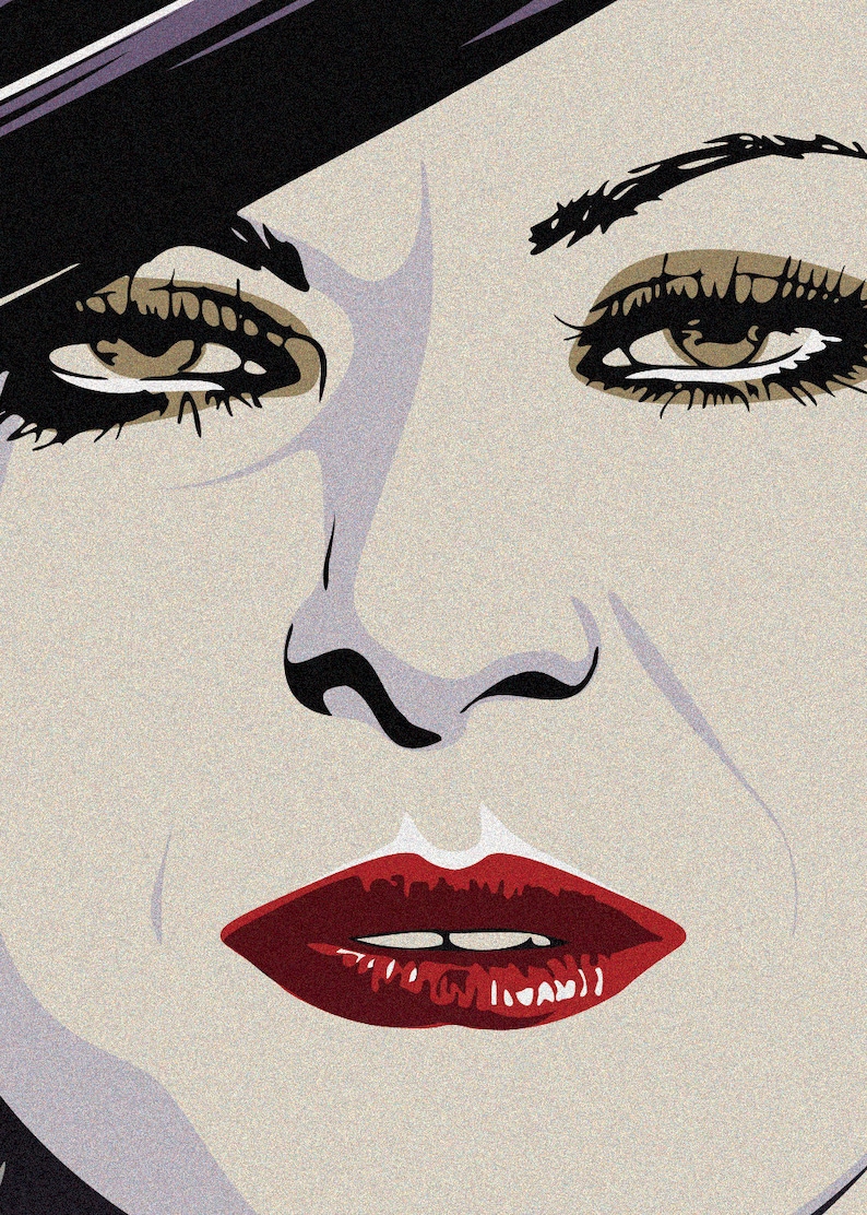 Lady Dimitrescu Portrait From Resident Evil Pop Art Inspired Poster - Etsy