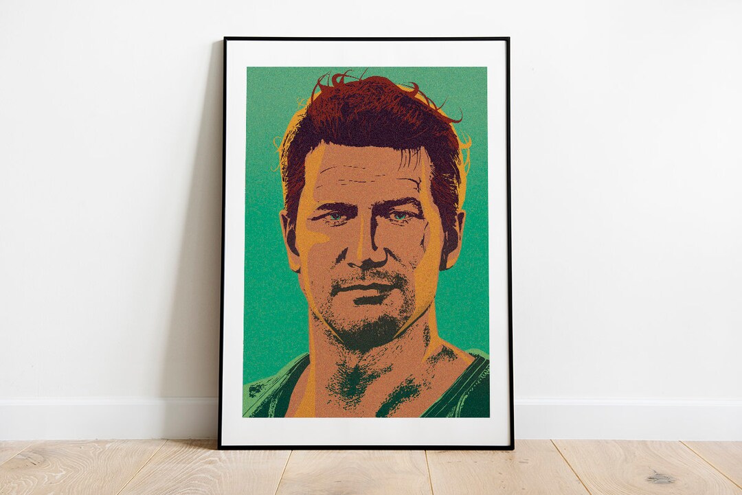 Nathan Drake Portrait From Uncharted Pop Art Inspired Poster - Etsy
