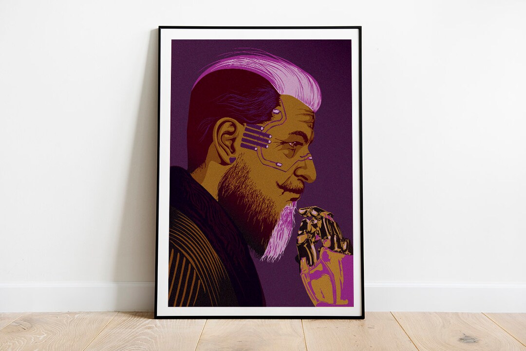 Mr. Hands From Cyberpunk Portrait Pop Art Inspired Poster - Etsy