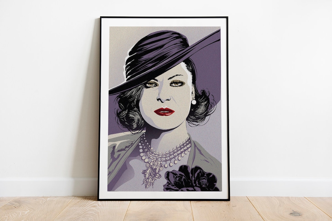 Lady Dimitrescu Portrait From Resident Evil Pop Art Inspired Poster - Etsy