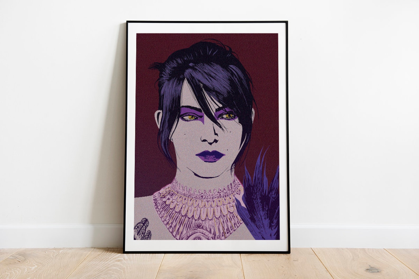Morrigan Portrait From Dragon Age Pop Art Inspired Poster - Etsy