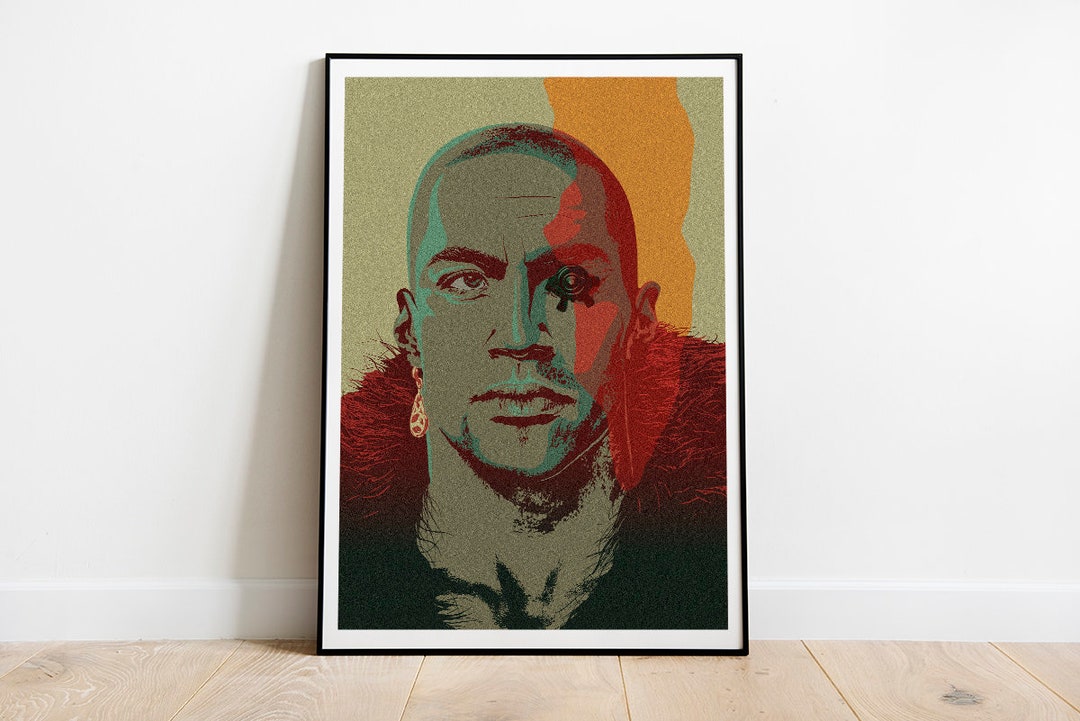 River Ward From Cyberpunk Portrait Pop Art Inspired Poster - Etsy