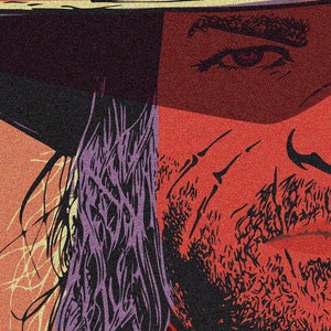 John Marston Portrait From Red Dead Redemption Pop Art Inspired Poster ...