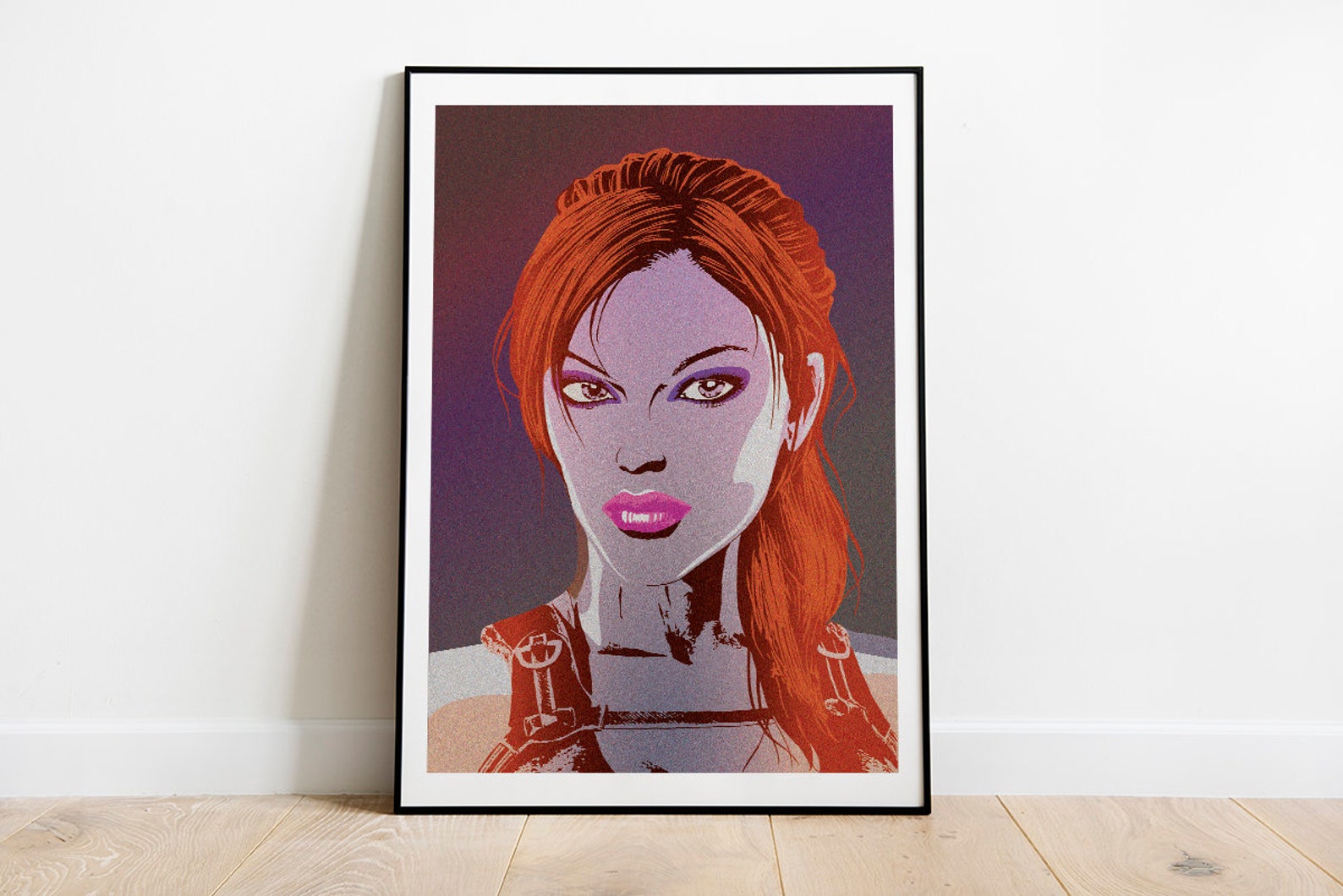 Lara Croft Portrait From Tomb Raider Underworld Pop Art - Etsy