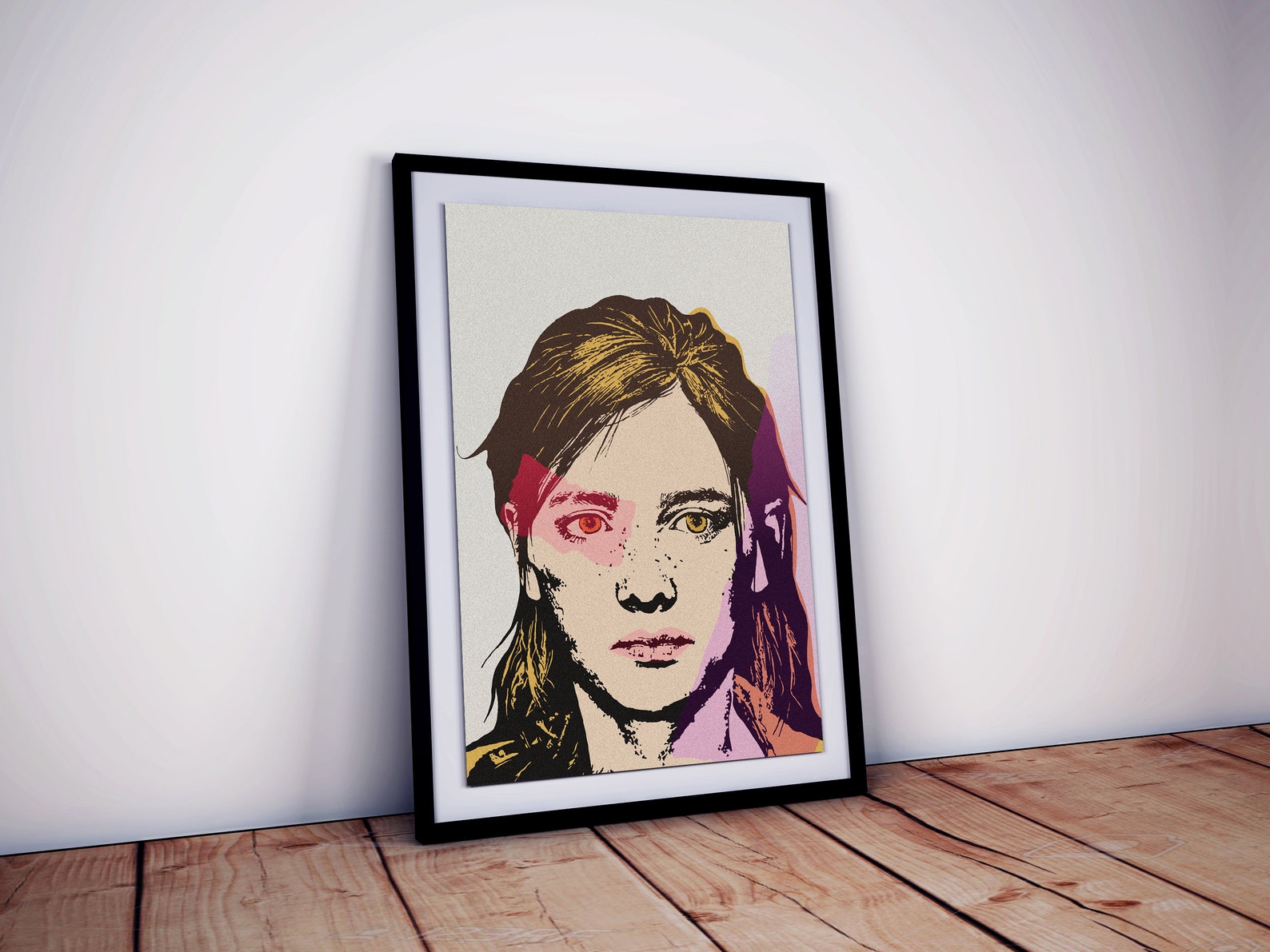 Ellie From the Last of Us Part 2 Portrait Pop Art Inspired Poster - Etsy