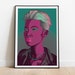 Alex From Cyberpunk Portrait Pop Art Inspired Poster - Etsy