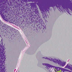 V From Cyberpunk Portrait Pop Art Inspired Poster - Etsy