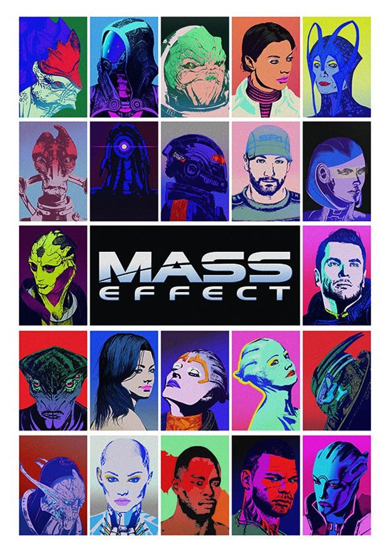 Mass Effect Digital Art - Etsy