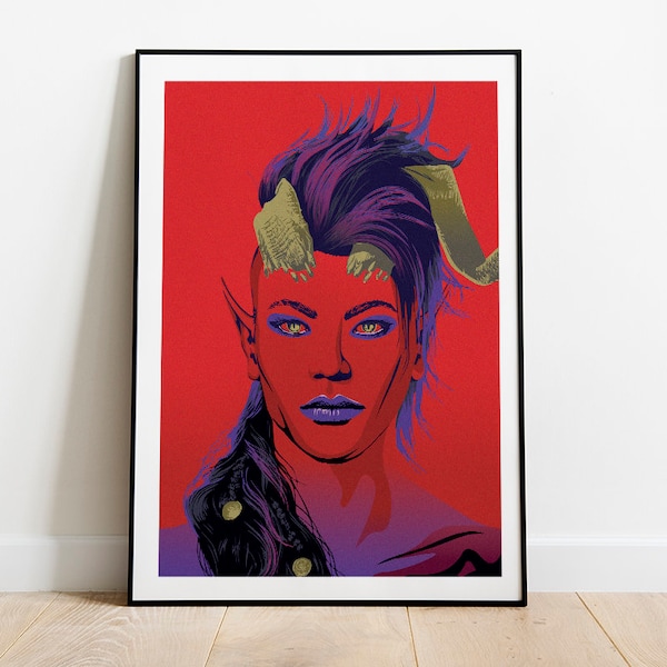 Baldurs Gate 3 Karlach Art - Etsy