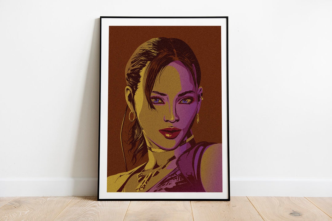 Sheva Alomar Portrait From Resident Evil Pop Art Inspired Poster - Etsy