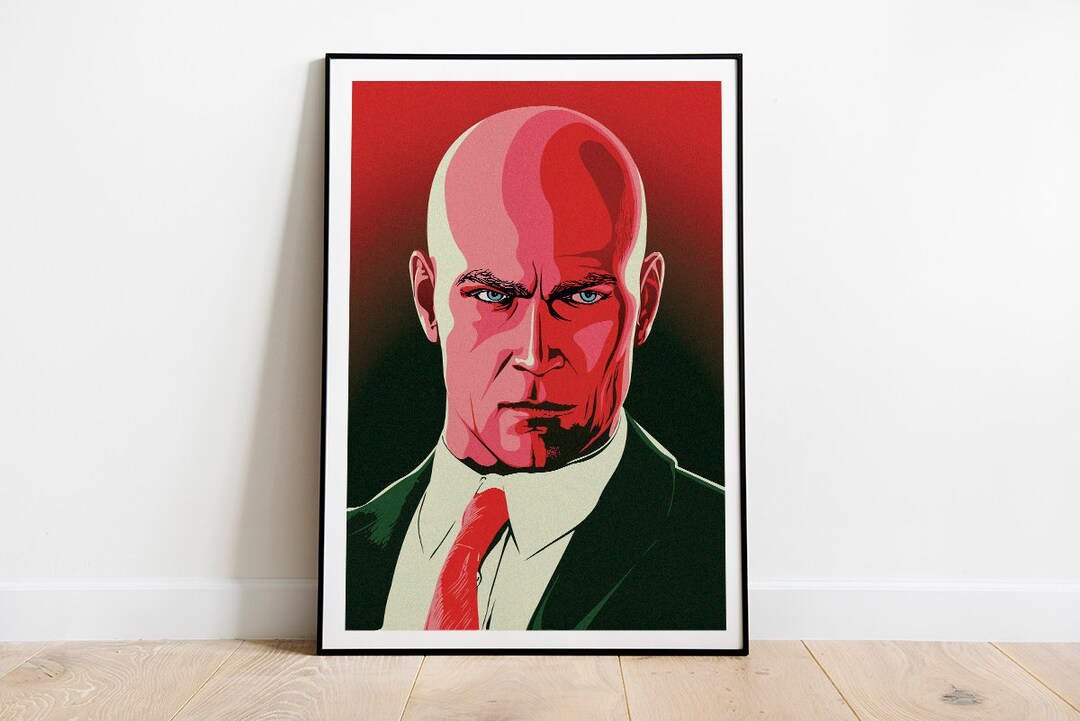 Agent 47 From Hitman Portrait Pop Art Inspired Poster - Etsy