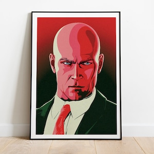 Agent 47 From Hitman Portrait Pop Art Inspired Poster - Etsy