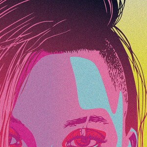V From Cyberpunk Portrait Pop Art Inspired Poster - Etsy