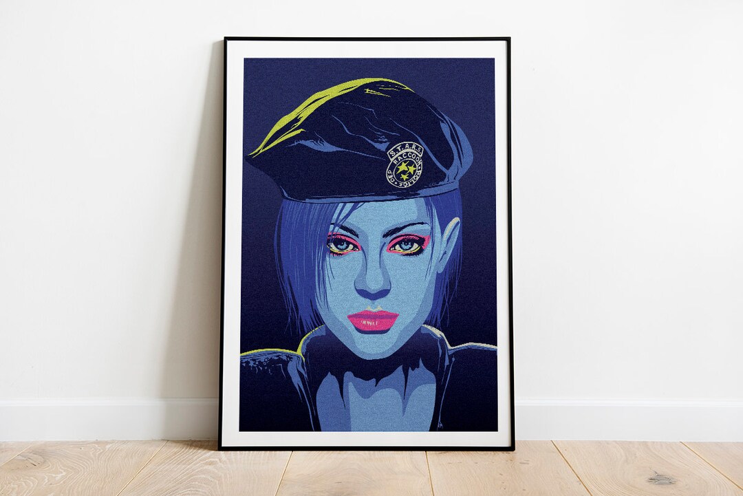 Jill Valentine Portrait From Resident Evil Pop Art Inspired Poster - Etsy