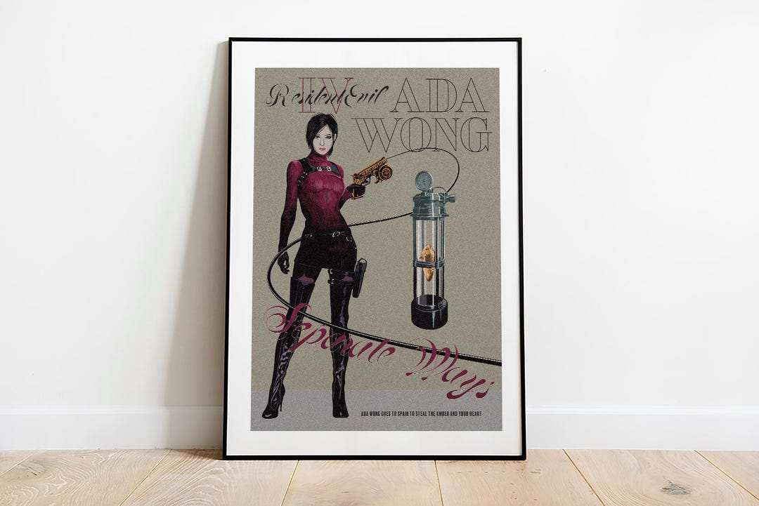 Ada Wong From Resident Evil 4 Remake Separate Ways Fine Art Print - Etsy