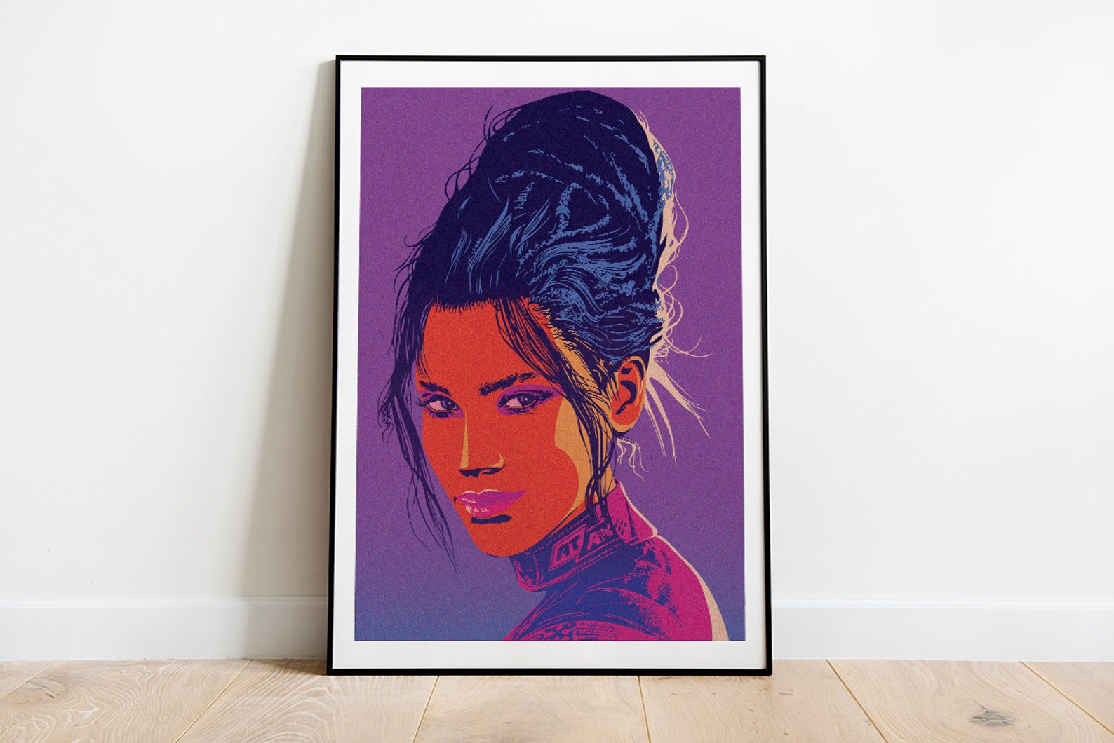Panam Palmer From Cyberpunk Portrait Pop Art Inspired Poster - Etsy