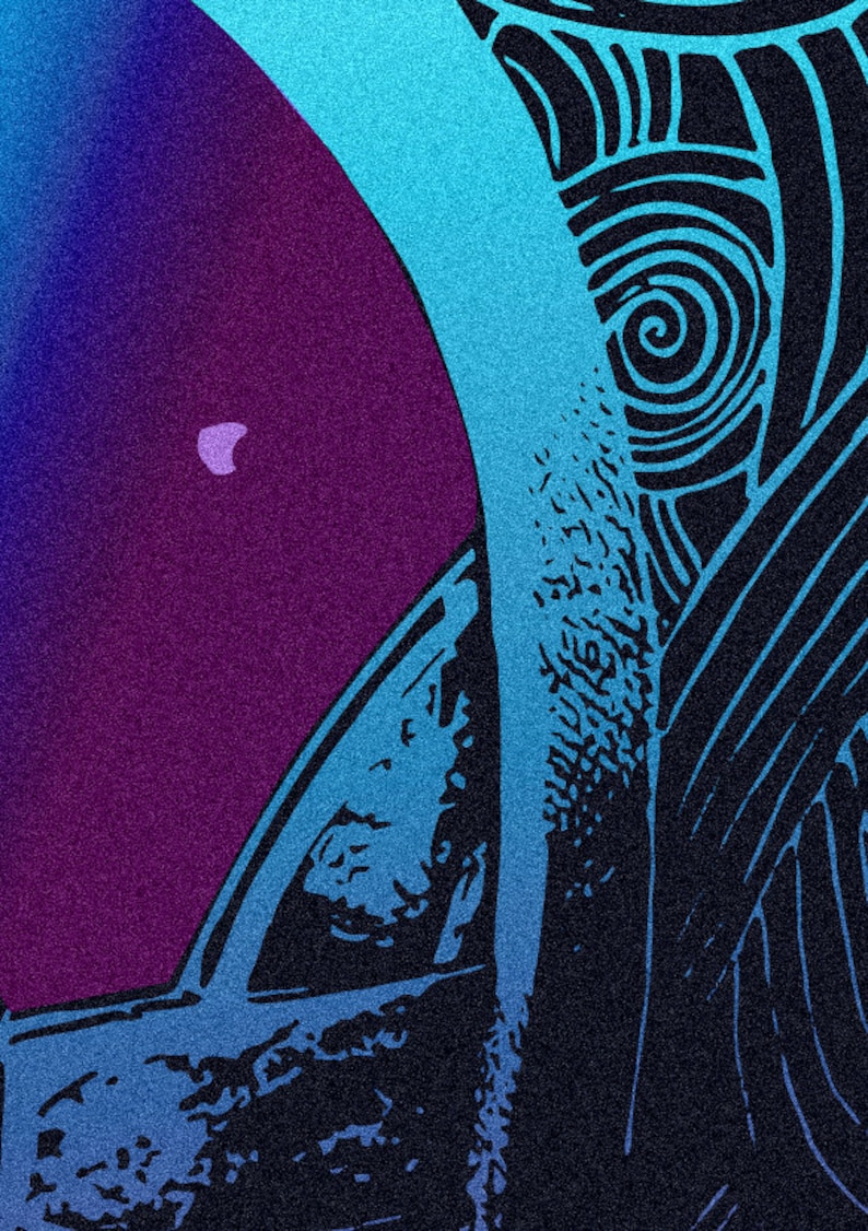 Tali'zorah Portrait From Mass Effect Pop Art Inspired | Etsy