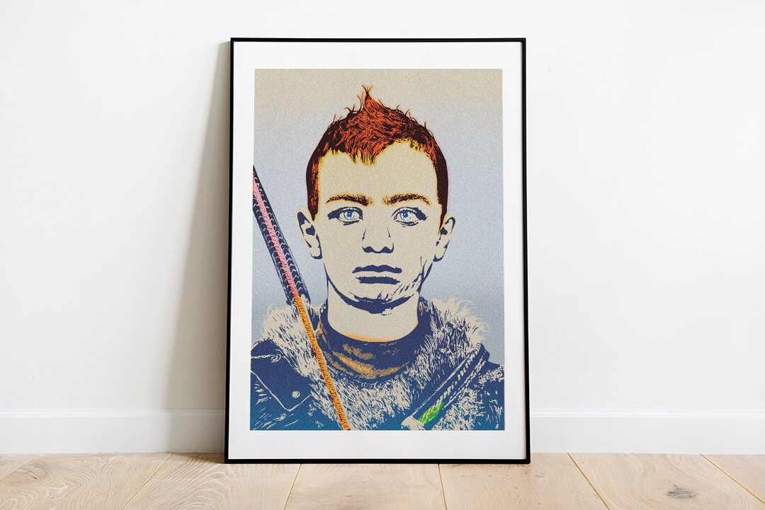 Atreus Portrait From God of War Pop Art Inspired Poster - Etsy