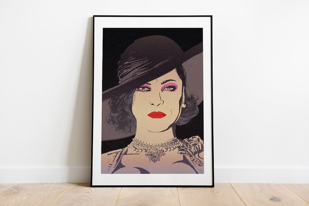 Lady Dimitrescu Portrait From Resident Evil Pop Art Inspired Poster - Etsy