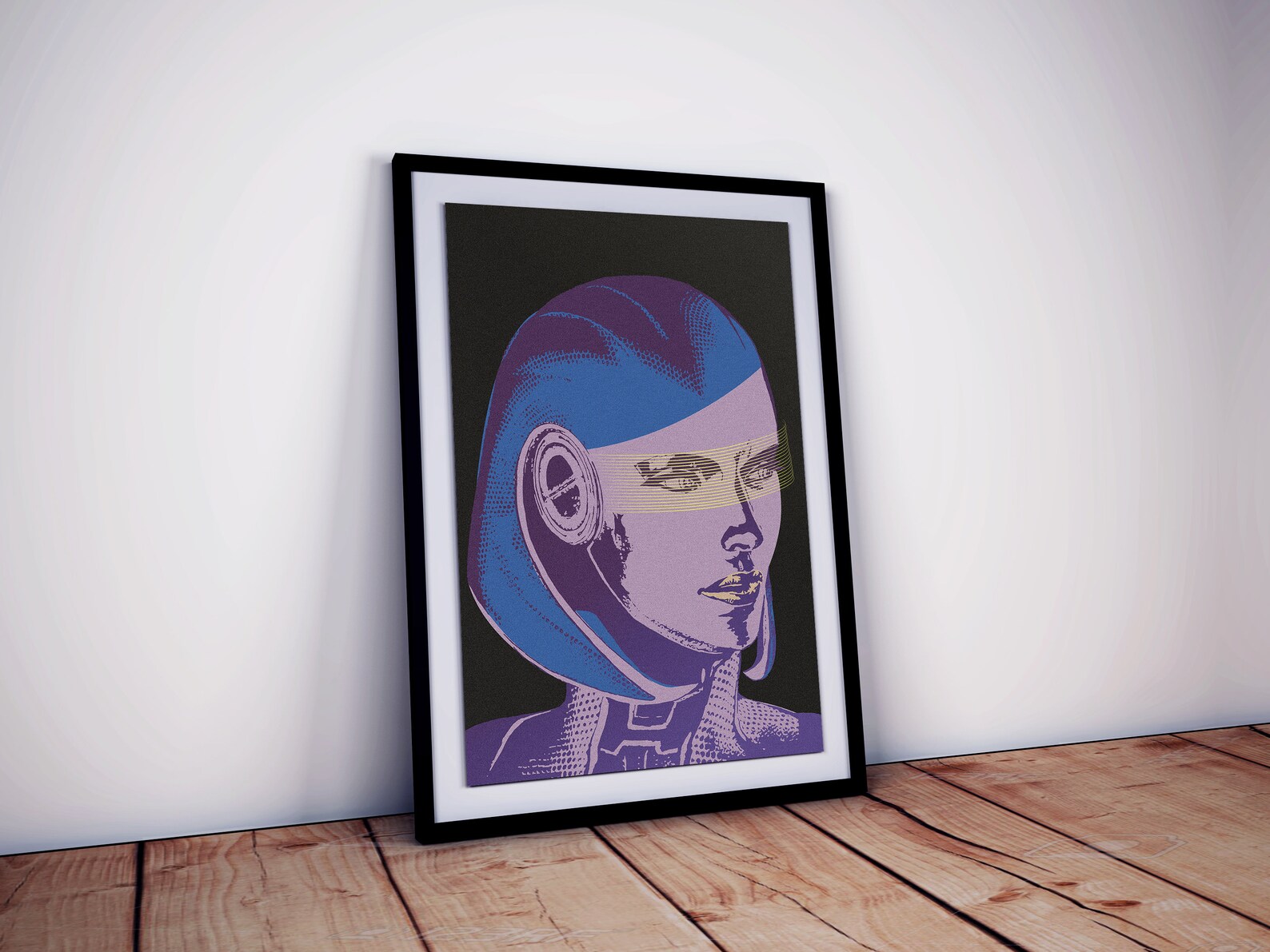 EDI Portrait From Mass Effect Pop Art Inspired Poster - Etsy