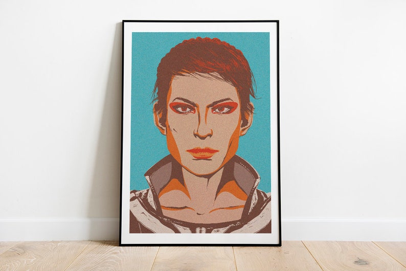 Cassandra Pentaghast Portrait From Dragon Age Pop Art Inspired Poster ...