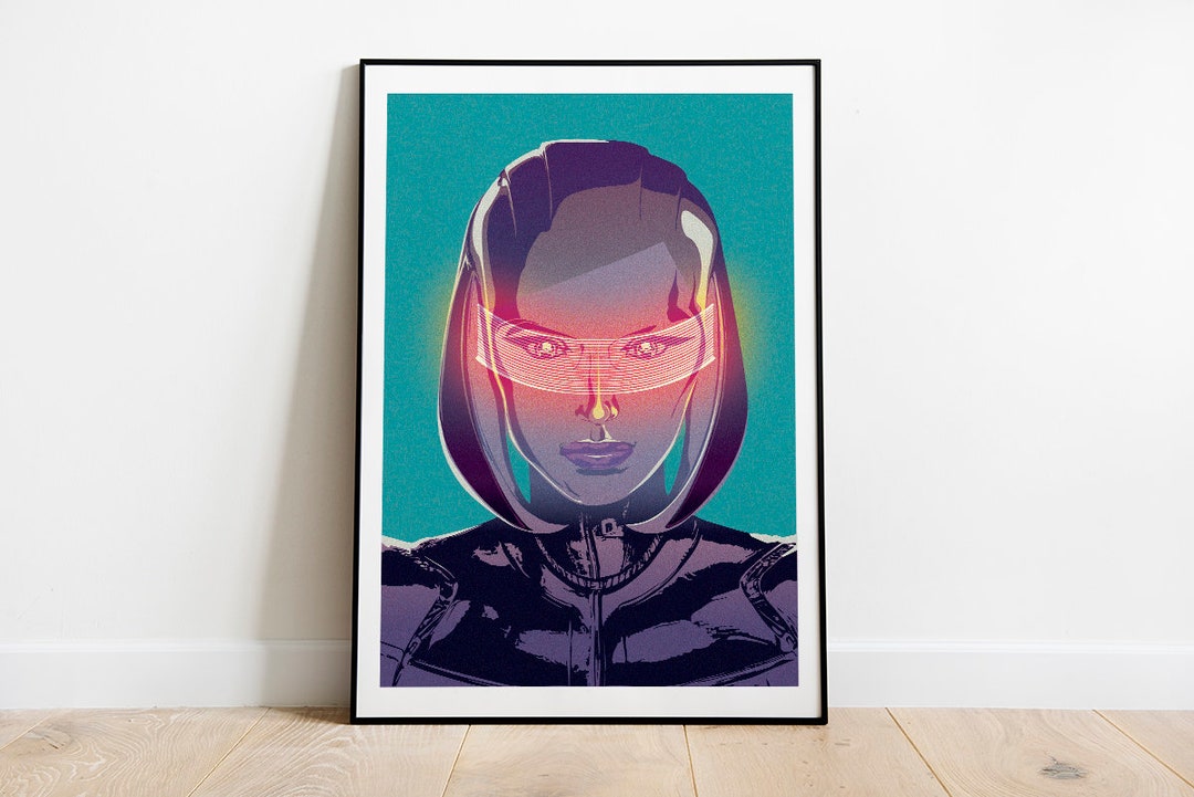 EDI Portrait From Mass Effect Pop Art Inspired Poster - Etsy