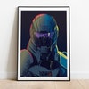 Kaidan Alenko Portrait From Mass Effect Pop Art Inspired Poster - Etsy