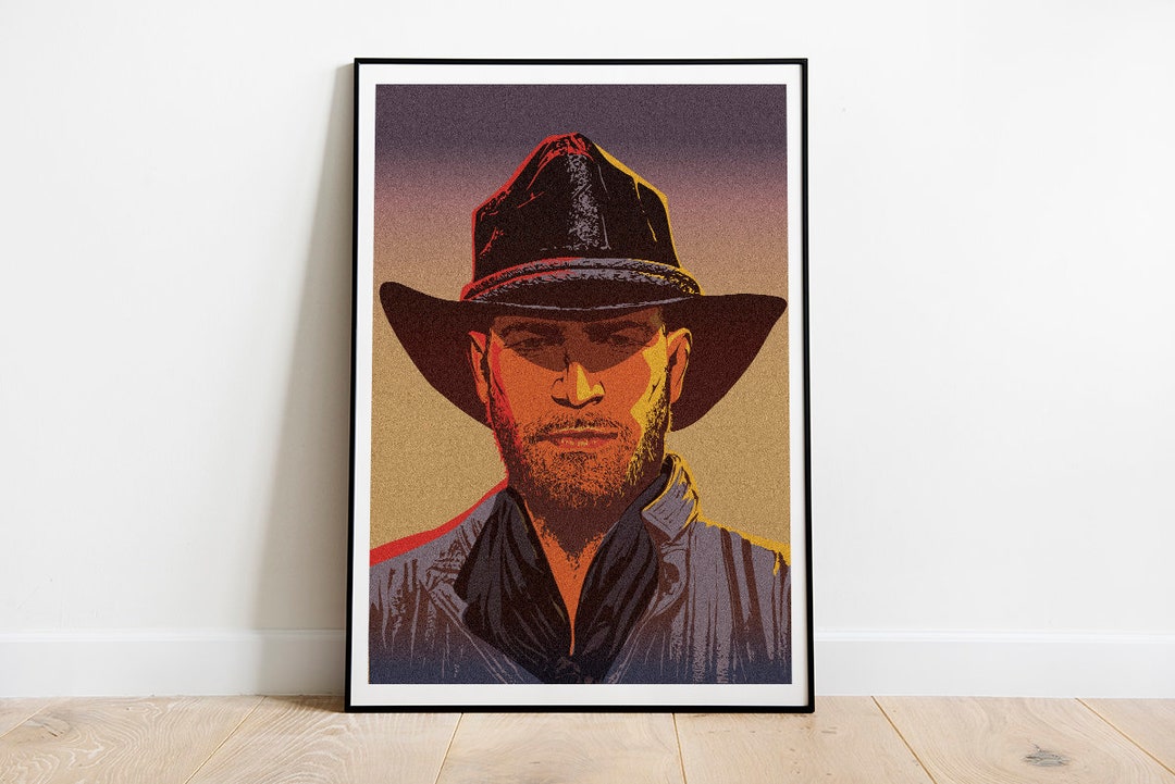 Arthur Morgan Portrait From Red Dead Redemption 2 Pop Art - Etsy
