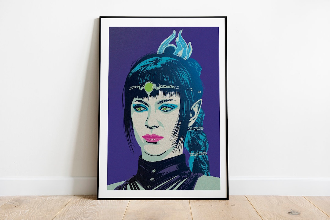 Shadowheart From Baldurs Gate 3 Portrait Pop Art Inspired Poster - Etsy
