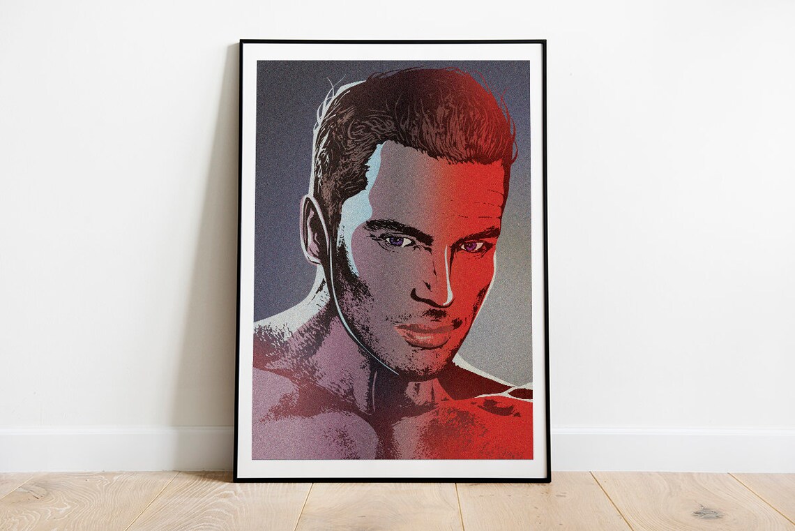 Kaidan Alenko Portrait From Mass Effect Pop Art Inspired Poster - Etsy