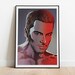 Kaidan Alenko Portrait From Mass Effect Pop Art Inspired Poster - Etsy